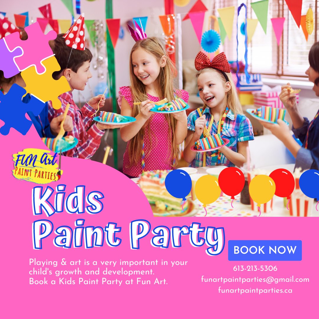 Kid's Parties Click Here – Fun Art Paint Parties